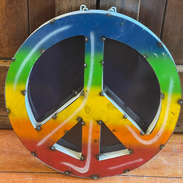 Neon Peace Sign - Etsy