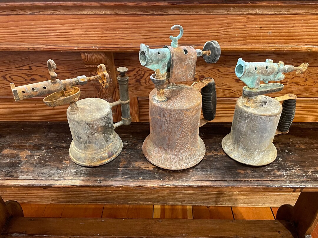 Authentic Vintage 1930's - 1940's Assortment of 3 Brass & Metal/tin ...