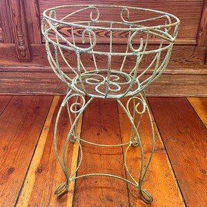 Handmade Shaped, Scrolled & Welded Metal Plant Flower Stands Available ...