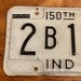 Choice of Vintage 1960's State of Indiana Automobile Car License Plates ...