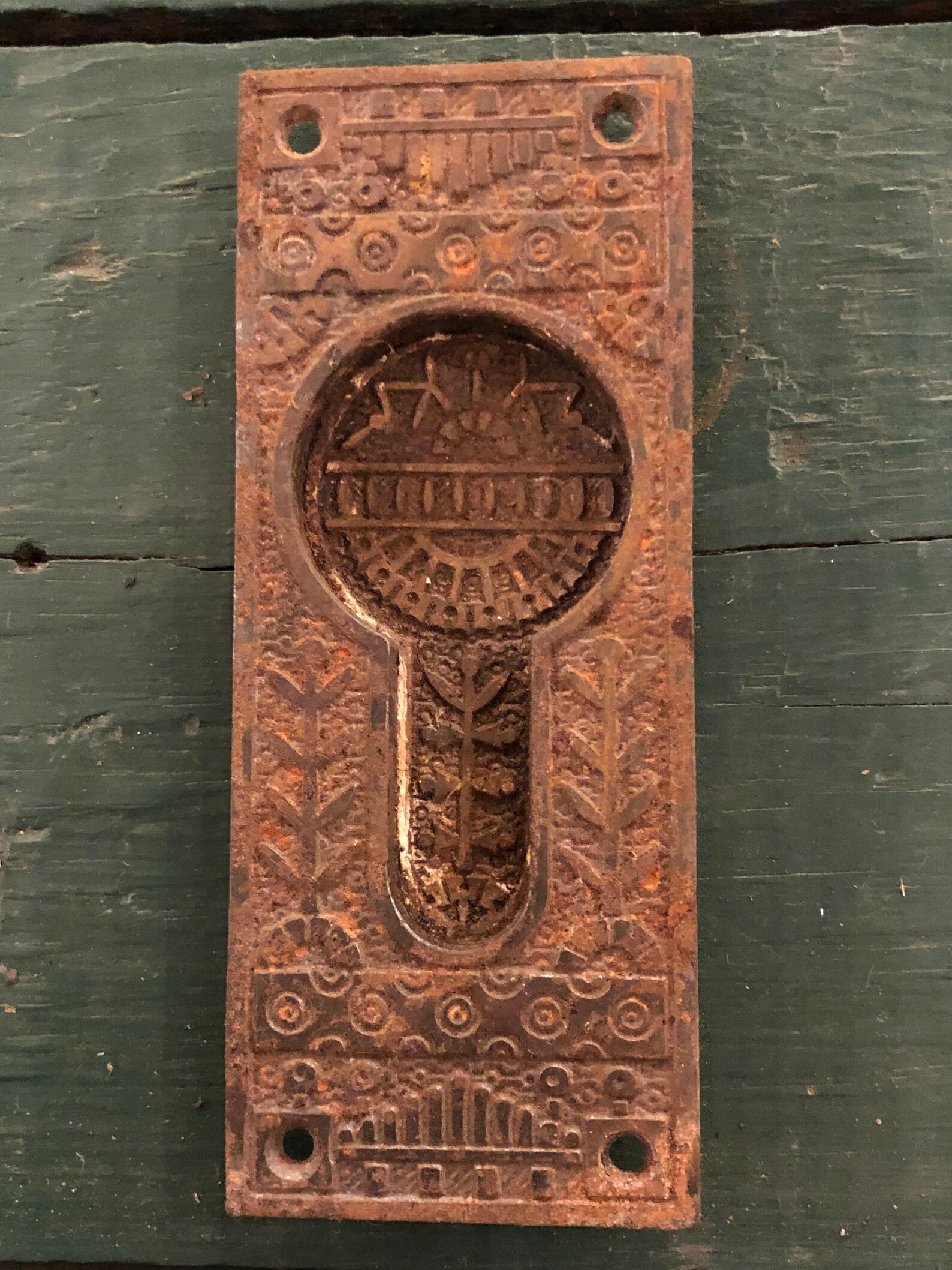 Authentic Late 1800's Forged Metal Victorian Style Relief | Etsy