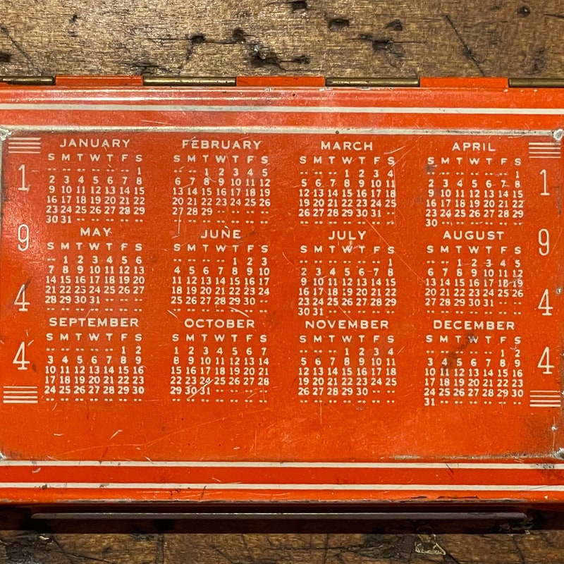 1944 Calendar - Etsy