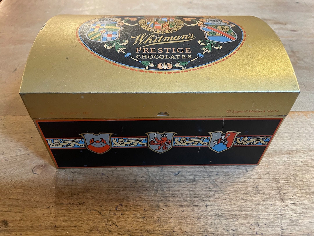 Authentic Vintage 1950's - 1960's Treasure Chest Shaped Whitman's ...
