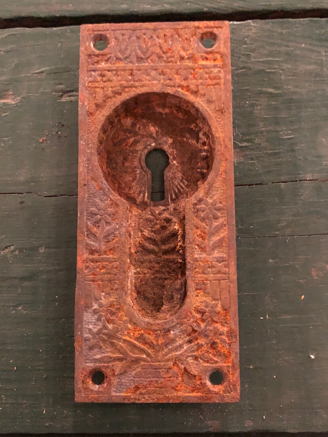 Authentic Late 1800's Forged Metal Victorian Style Relief | Etsy