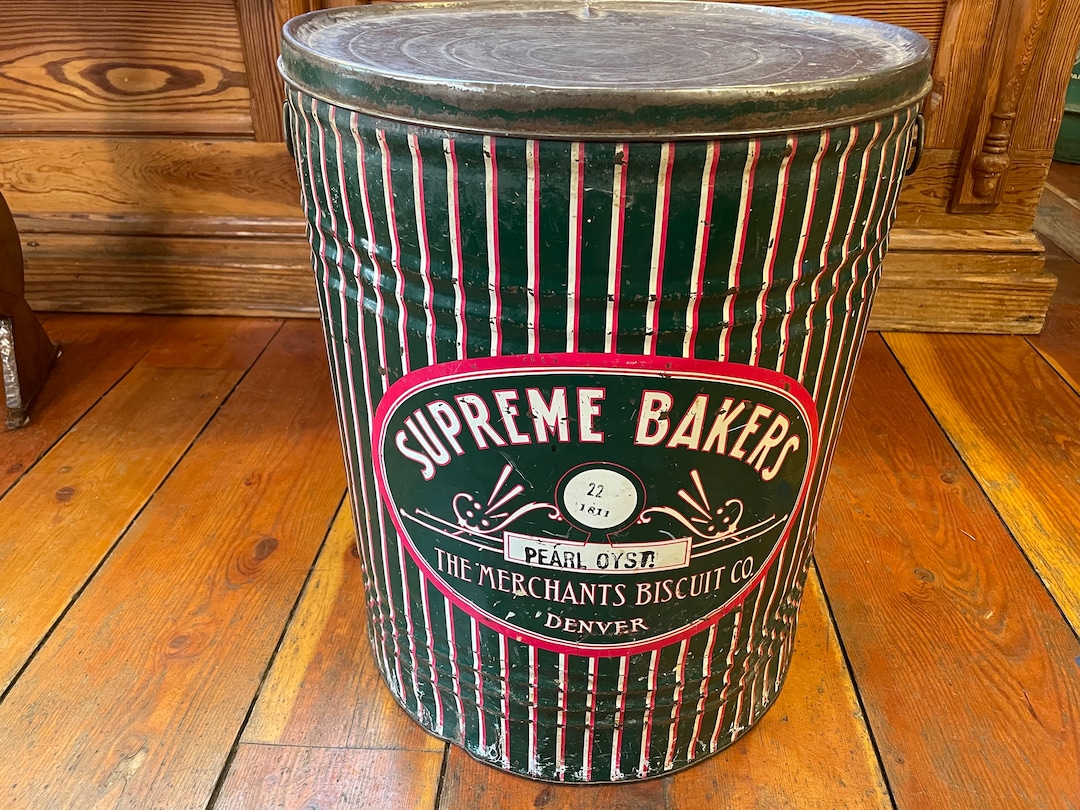 Authentic Vintage Early 1900's Supreme Bakers the Merchants Biscuit Co ...