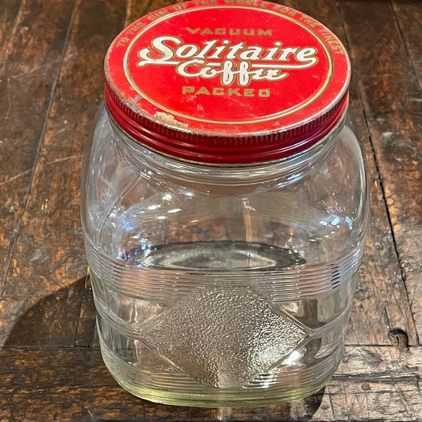 Vintage Coffee Jar - Etsy