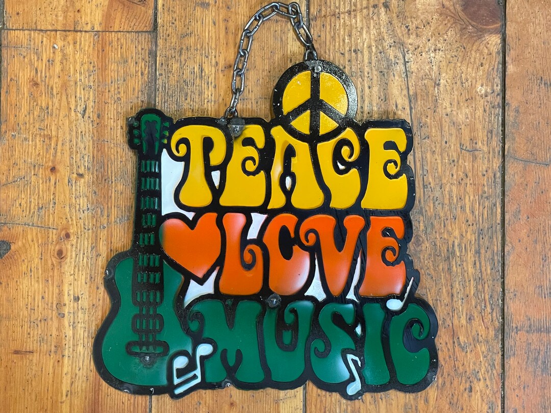 Authentic Handmade Rustic Cutout, Shaped & Welded Colorful Retro 1960's ...
