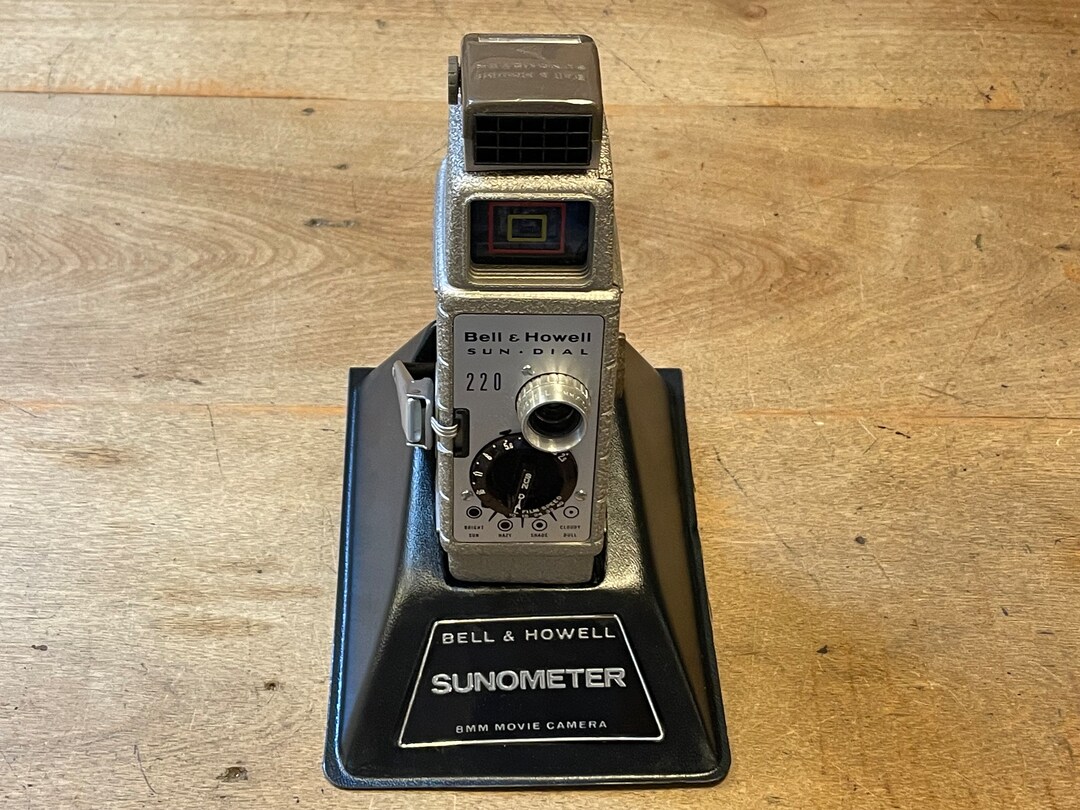 Authentic Vintage 1960's Bell & Howell Model 220 MM Sunometer 8 Mm Roll ...