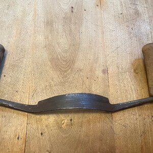 Authentic Vintage Early 1900's Woodworker's Two Wood Handled Draw Plane ...