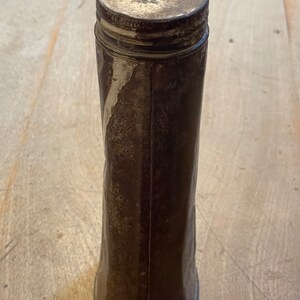 Authentic Vintage Early 1900's Bottle Shaped Justrite Calcium Carbide ...