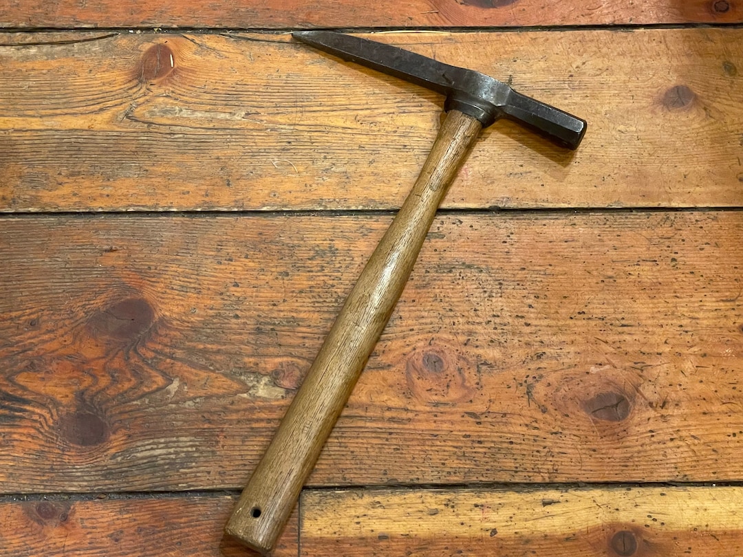 Rare Authentic Vintage Late 1800's Miner's Mining Hammer & Pick Head ...