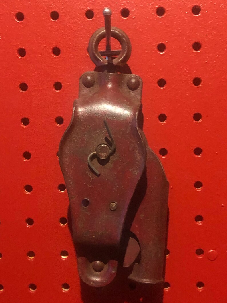 Authentic Vintage Early 1900's Metal Double Wheel Block & - Etsy