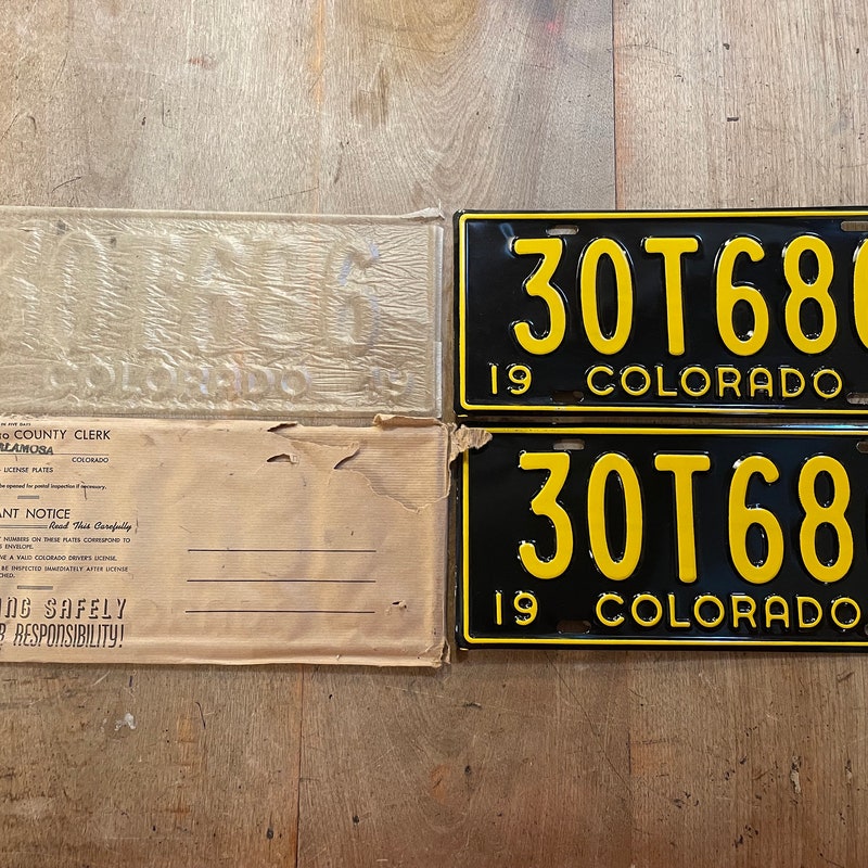 Colorado State Plate - Etsy