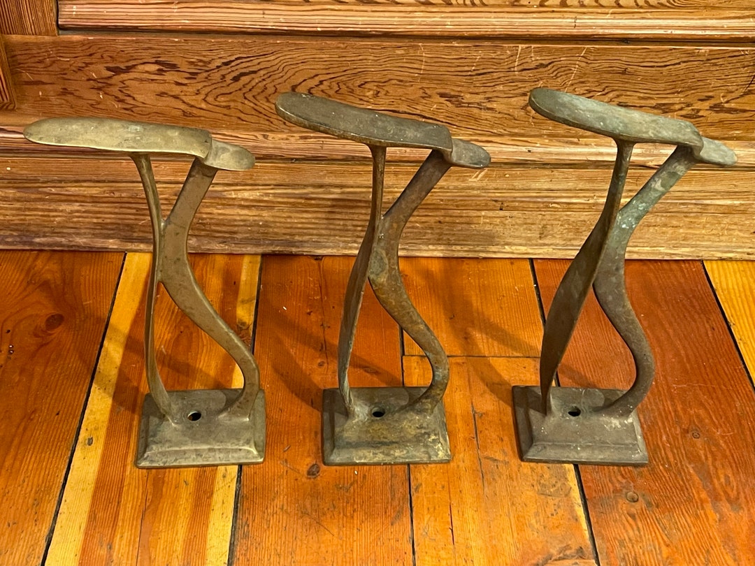 Authentic Vintage Set of 3 Early 1900's Forged Brass Shoe Shine Foot ...