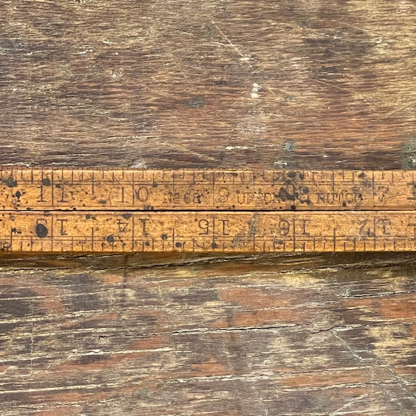 Vintage Metal Ruler - Etsy