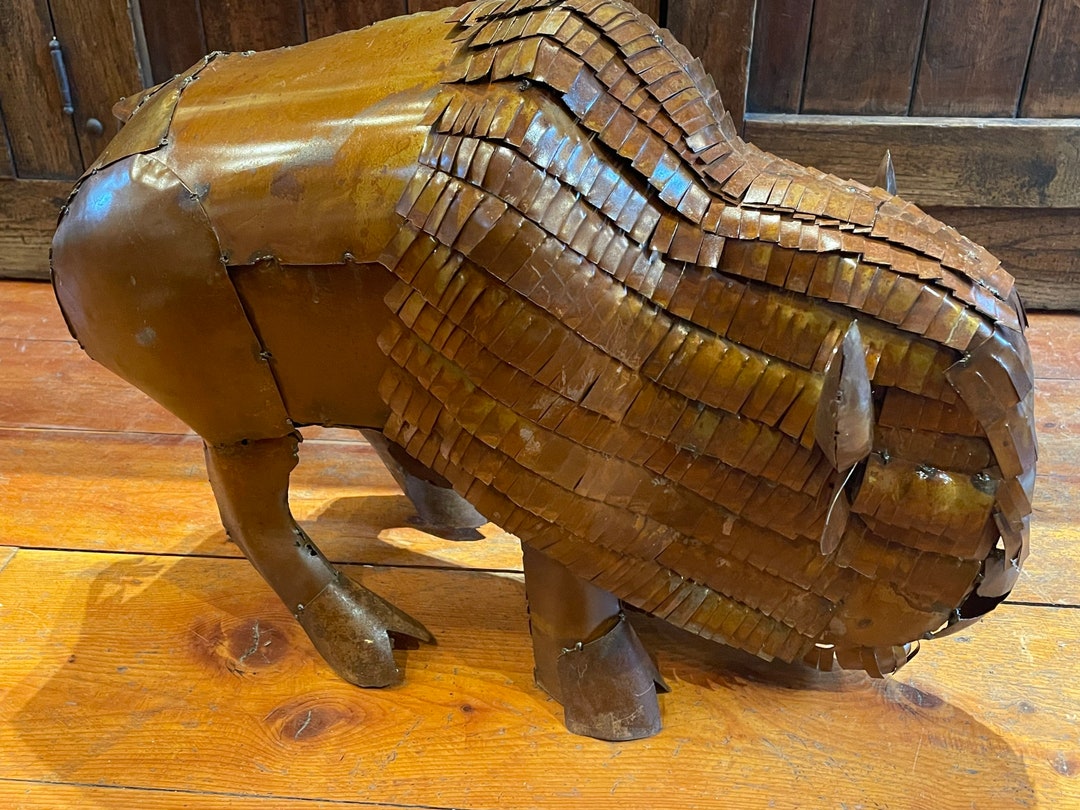 Authentic Handmade Cutout, Shaped & Welded Recycled Metal Large ...