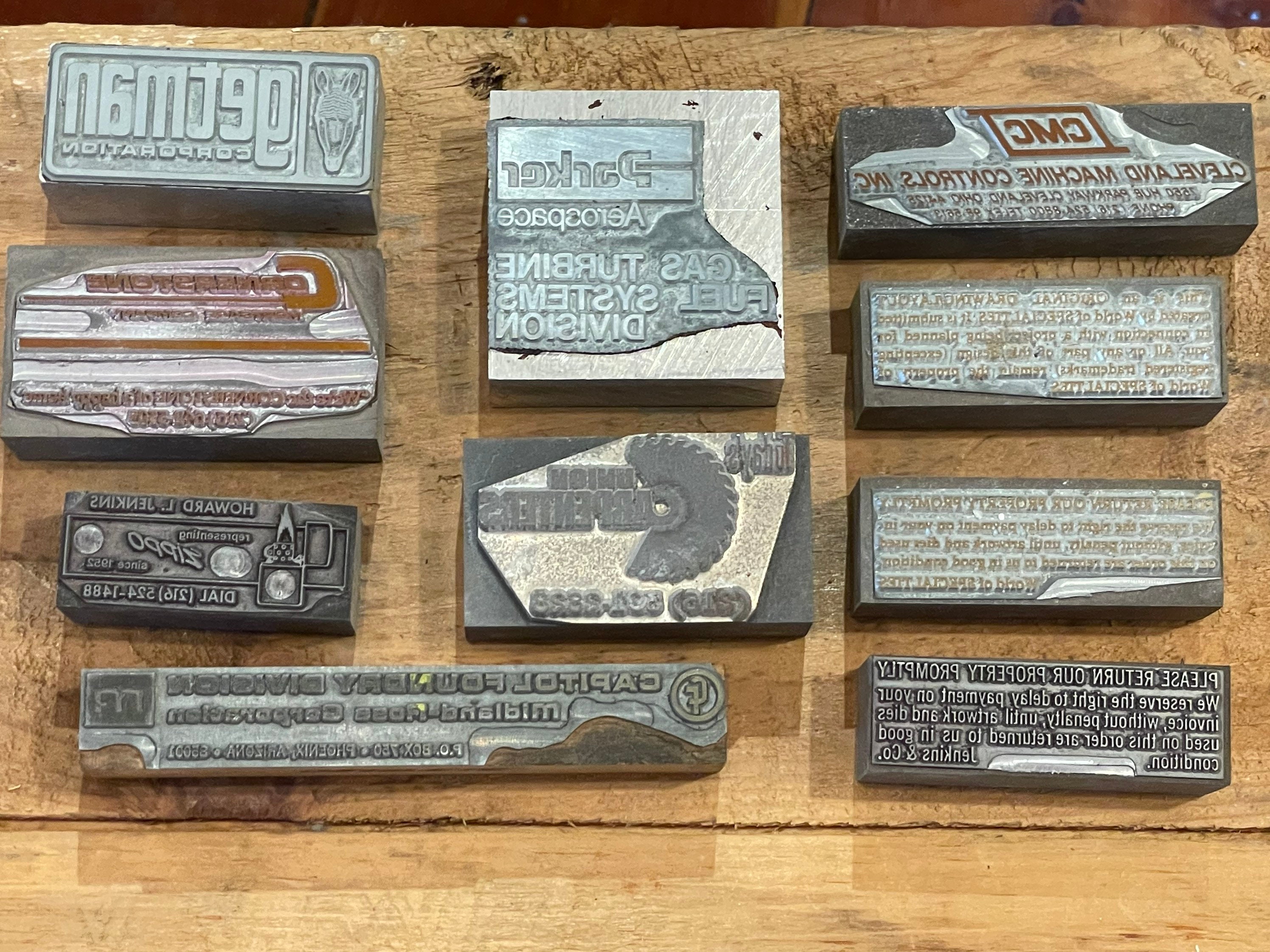 Printing Press Blocks