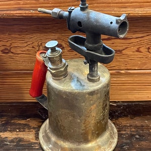 Vintage 1930's - 1940's Assortment of 5 Brass Blow Torches - Clayton ...