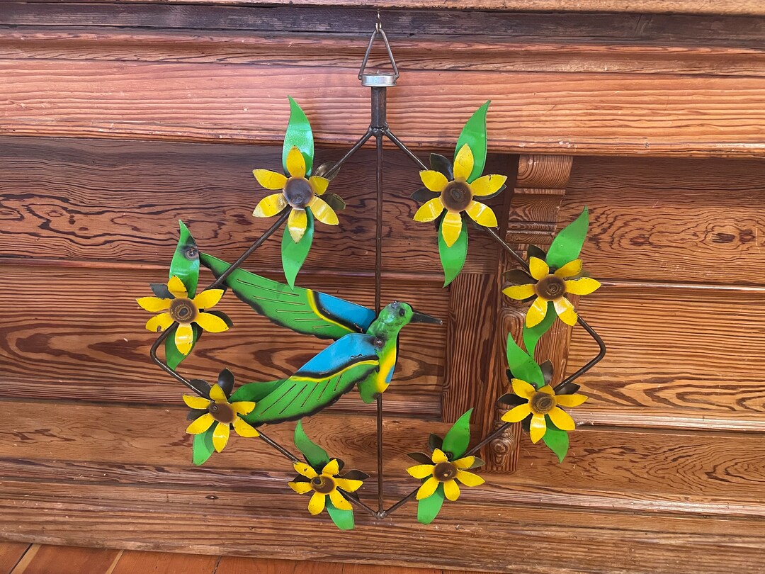 Authentic Handmade Cutout, Shaped & Welded Tin/metal Hanging Colorful ...