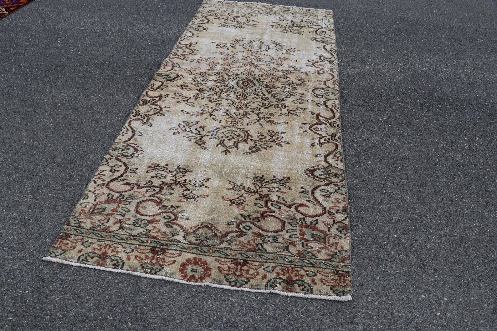 Turkish rug Runner rug Kitchen rug Oriental rug Vintage | Etsy