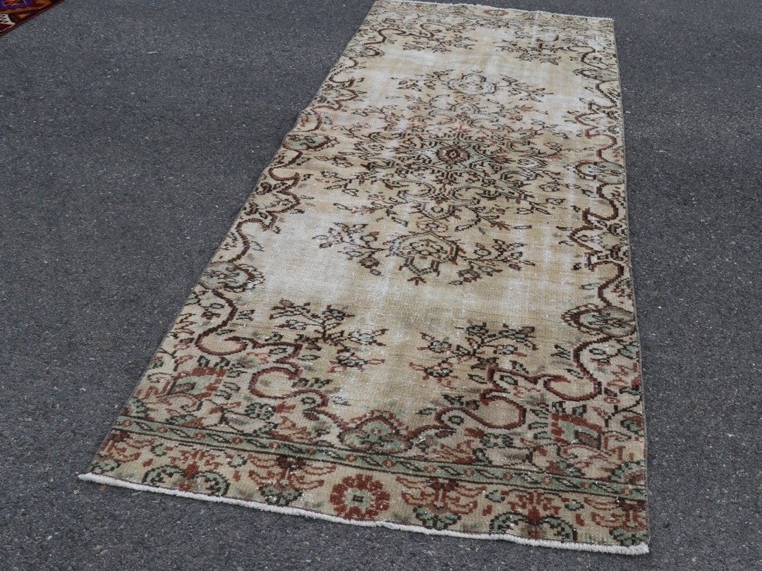 Turkish Rug, Runner Rug, Kitchen Rug, Oriental Rug, Vintage Wool Rug 3. ...