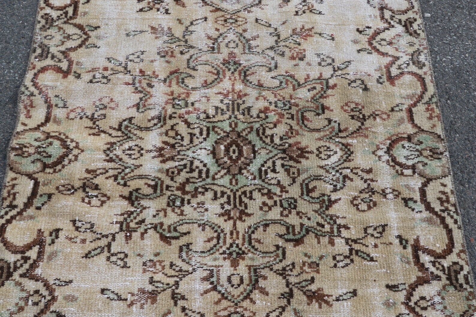 Turkish rug Runner rug Kitchen rug Oriental rug Vintage | Etsy