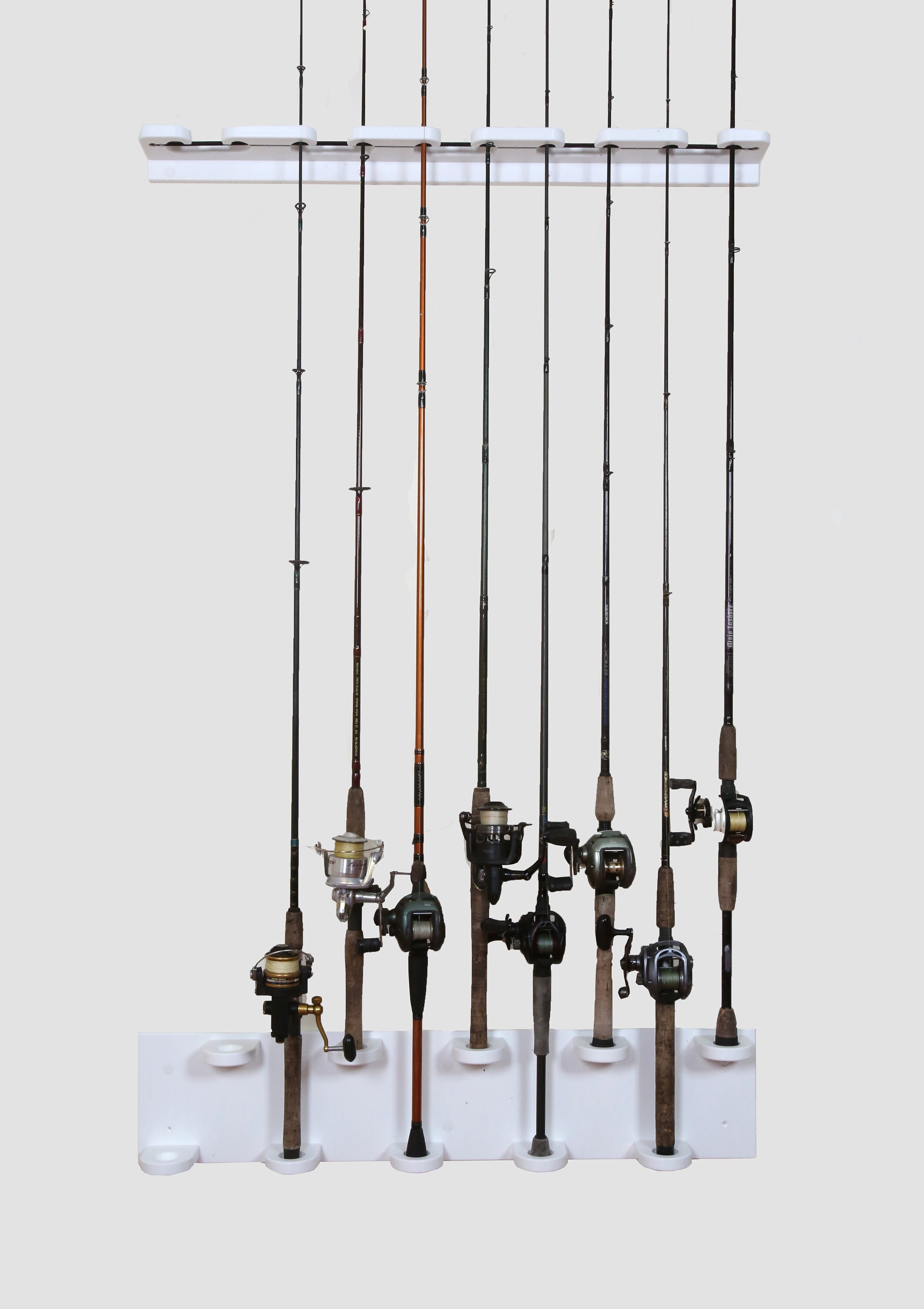 Save Wall Space With This Big Game 10 Rod Holder Made of Marine Grade ...