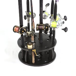 Circular Fishing Rod Rack for 16 Big Game Rods & Reels Plus Easy ...