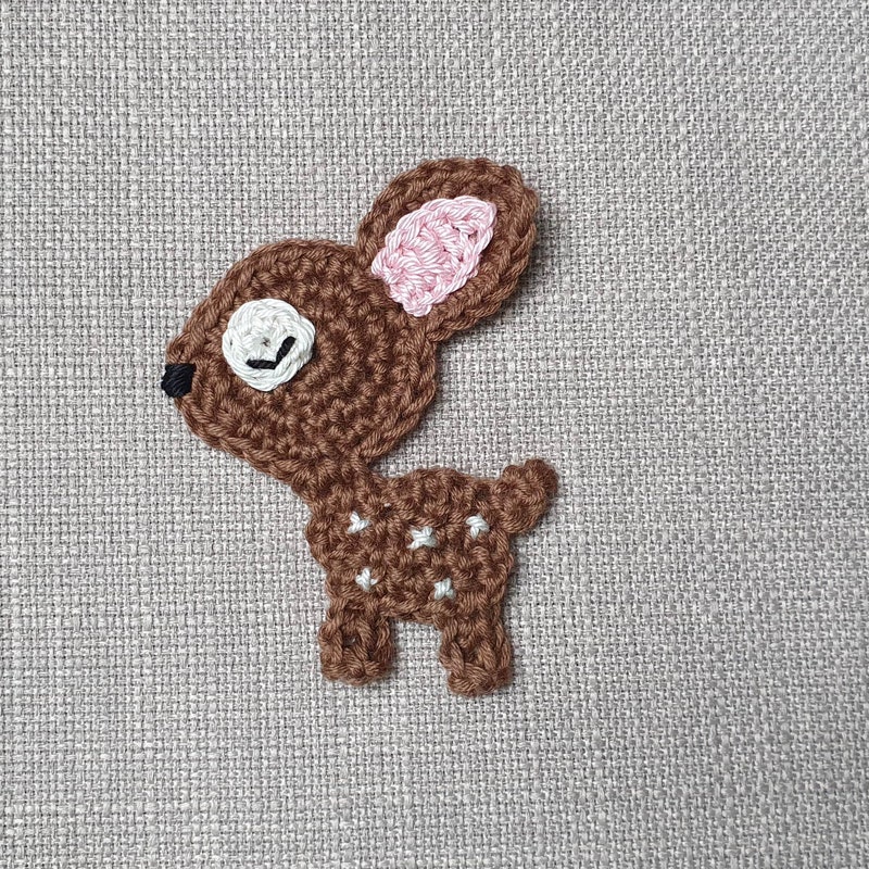 Crochet Deer Applique - Etsy