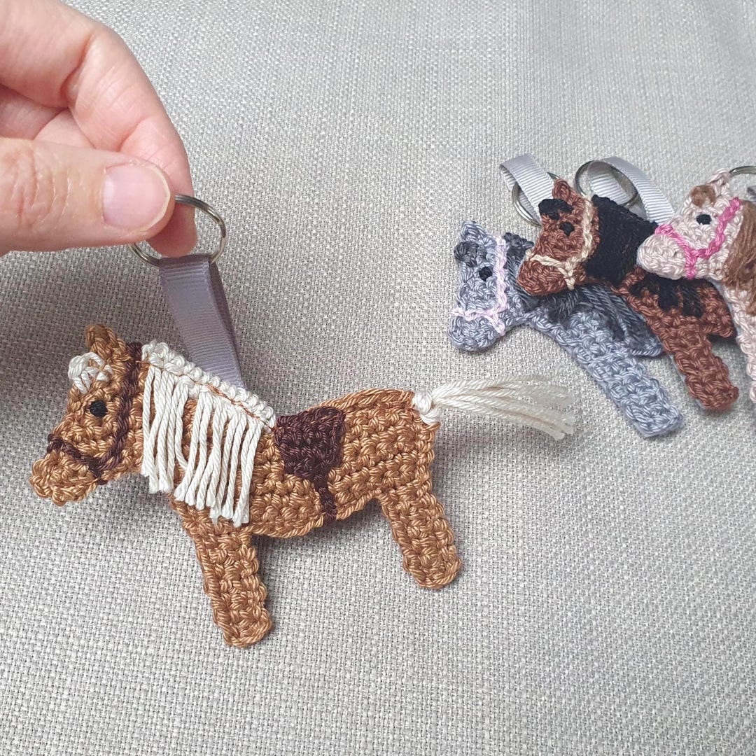 Handmade Horse Keychains and Bag Charms - Gift for Horse Lovers and ...