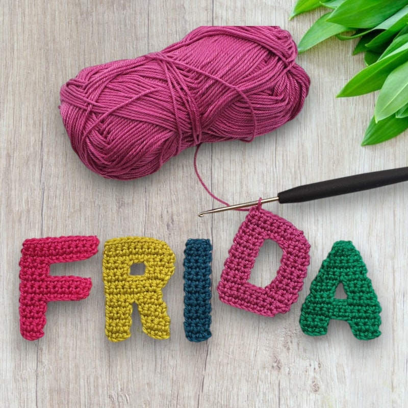 Crochet Letters - Etsy