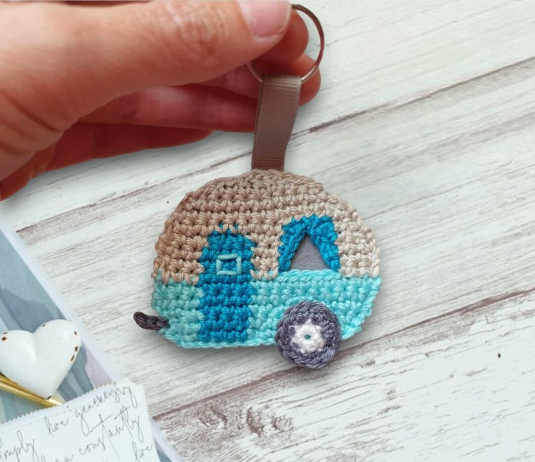 Caravan Keychain, Camping Bag Pendant, Gift for Camper Fans - Etsy
