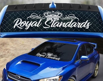 RW-24 JDM Rear Window Car Decal Windshield Sticker Banner Rocker Side ...
