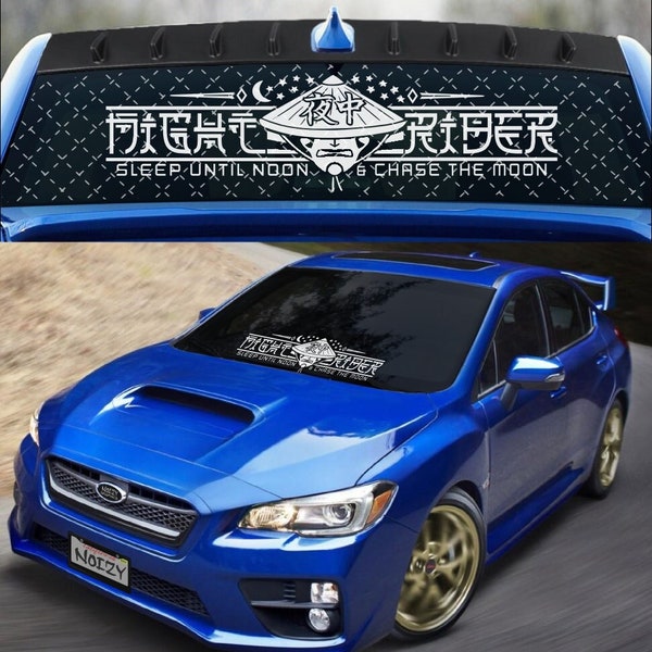Midnight Rider Decal - Etsy