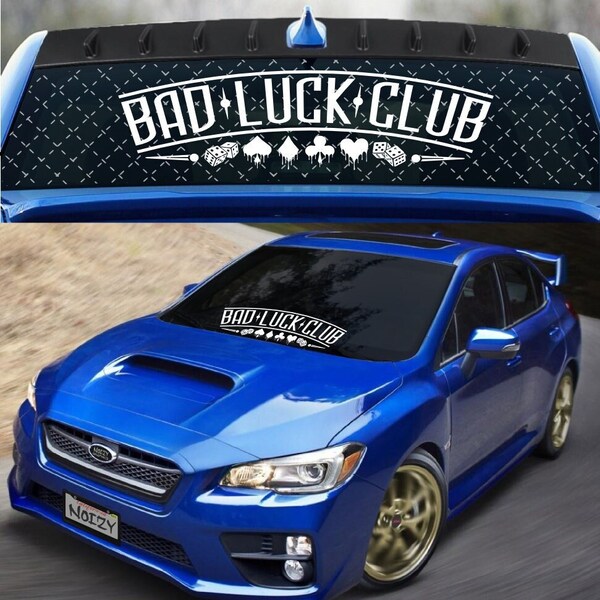 Bad Luck Club Decal - Etsy