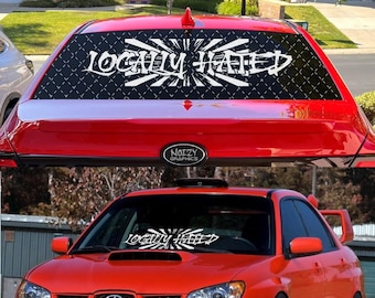 RW-83 JDM Rear Window Car Decal Windshield Sticker Banner Rocker Side ...