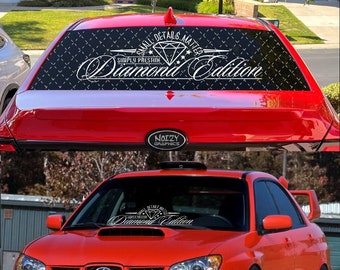 RW-7 JDM Rear Window Car Decal Windshield Sticker Banner Rocker Side ...