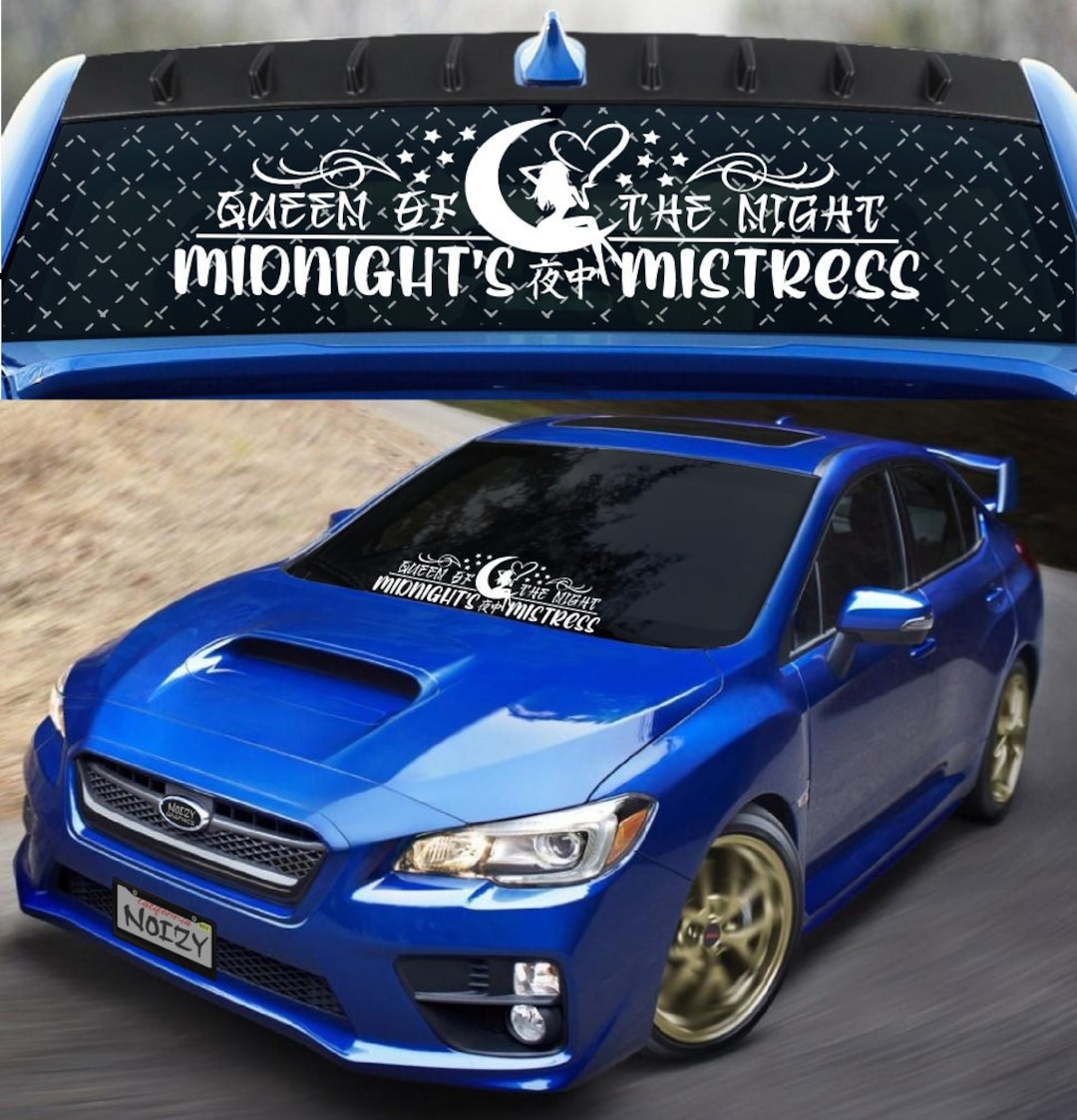 RW-43 JDM Rear Window Car Decal Windshield Sticker Banner Rocker Side ...