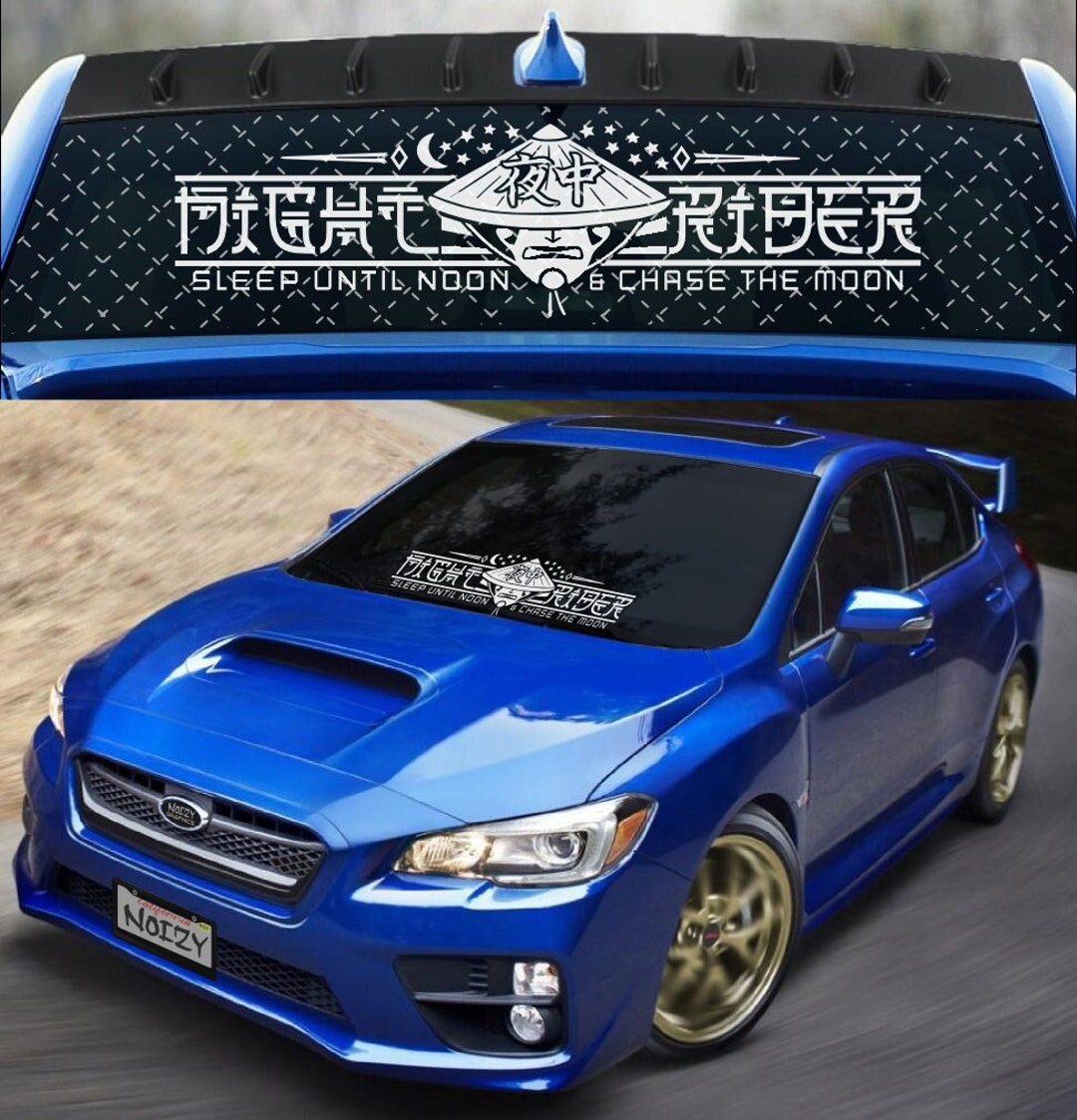 RW-65 JDM Rear Window Car Decal Windshield Sticker Banner Rocker Side ...