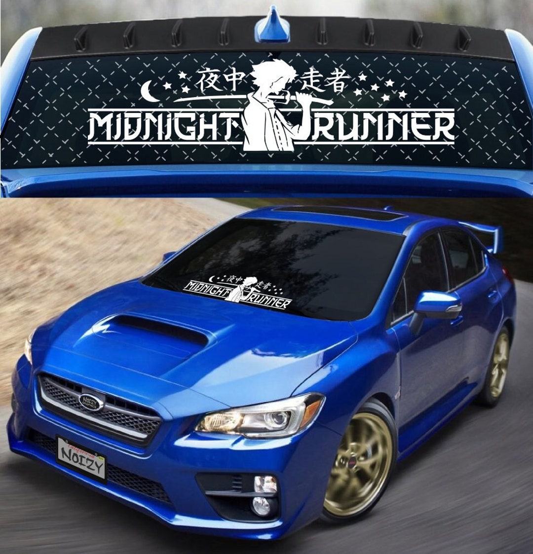 RW-7 JDM Rear Window Car Decal Windshield Sticker Banner Rocker Side ...