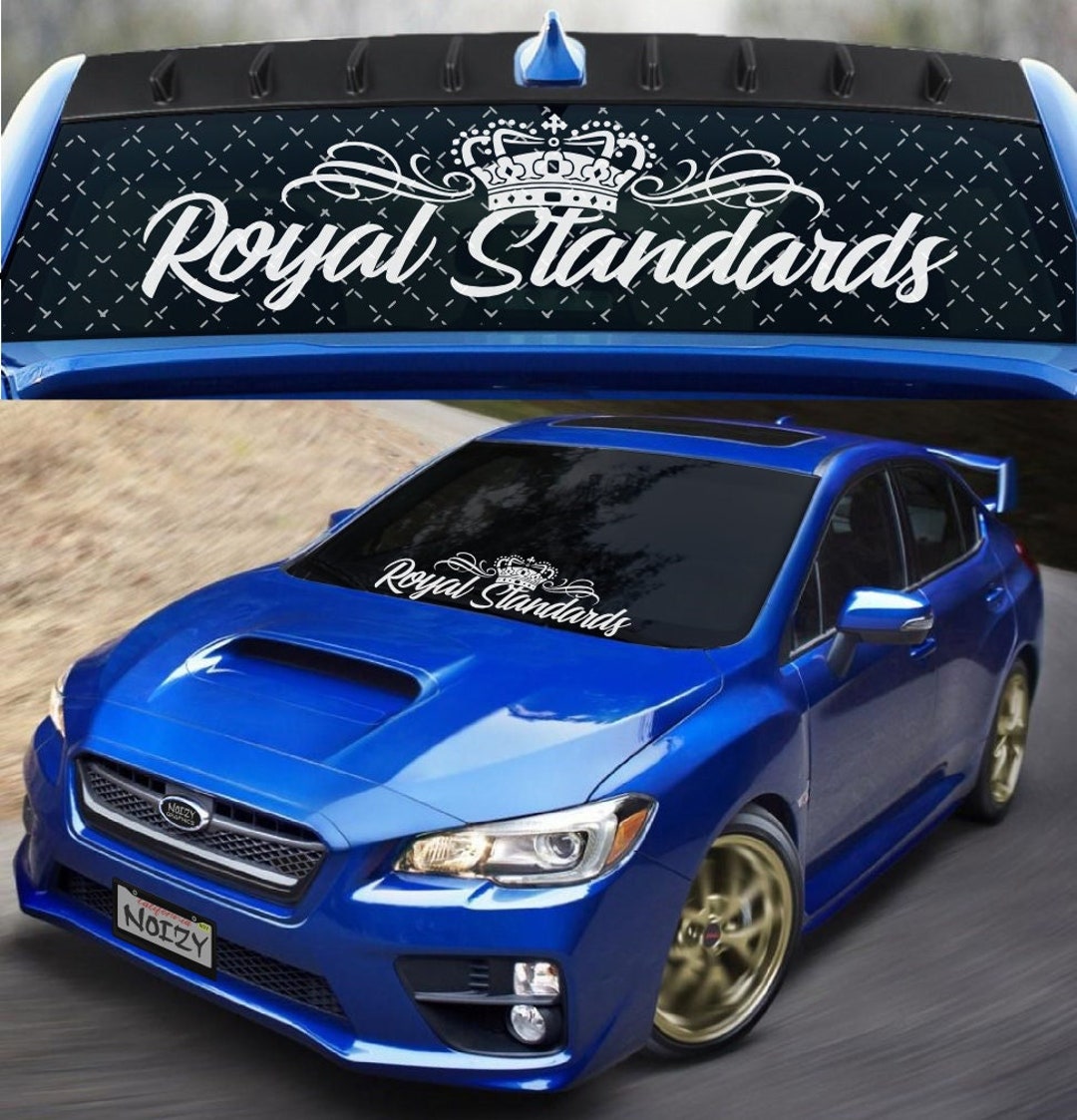 RW-63 JDM Rear Window Car Decal Windshield Sticker Banner Rocker Side ...