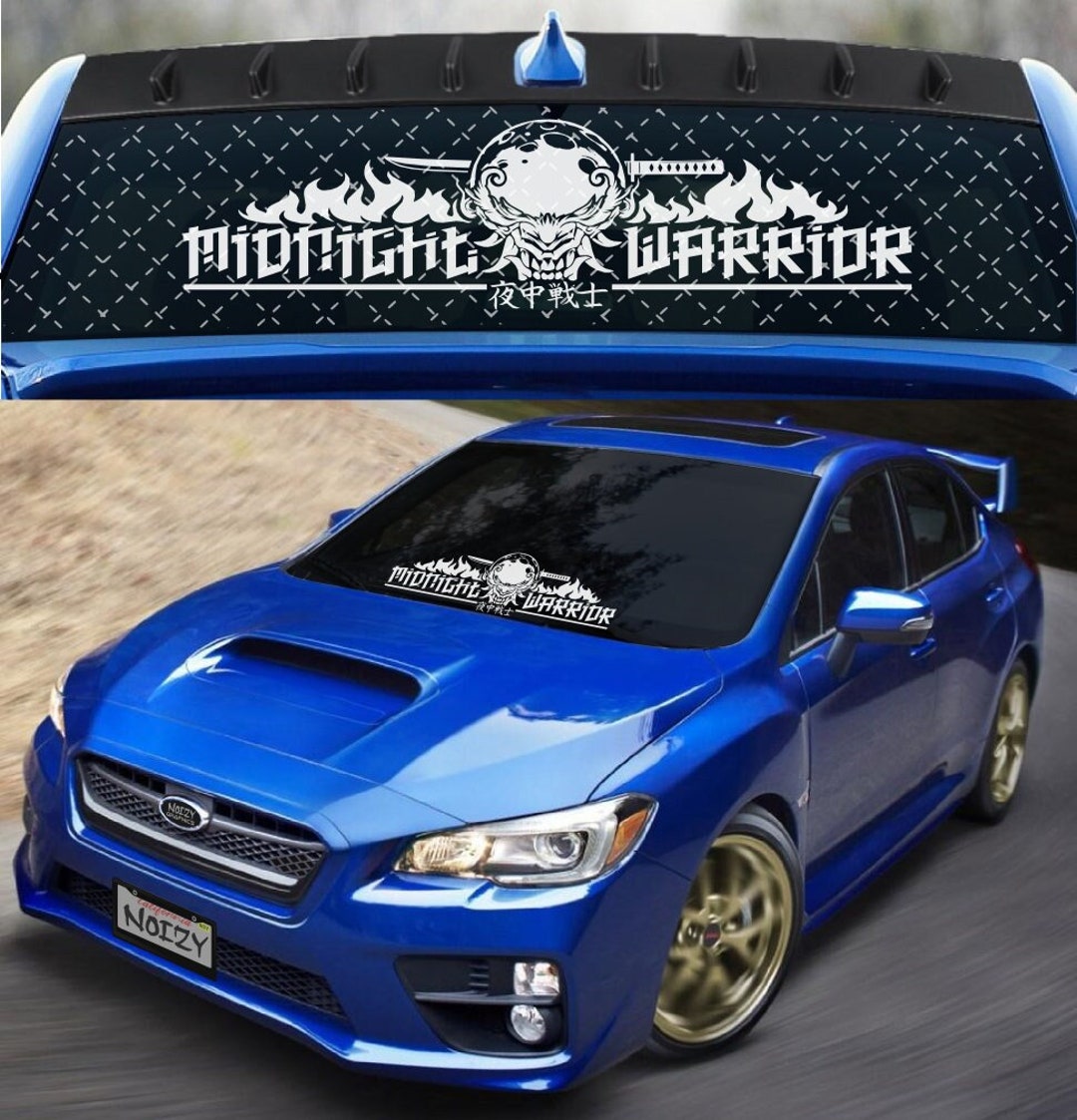 RW-37 JDM Rear Window Car Decal Windshield Sticker Banner Rocker Side ...