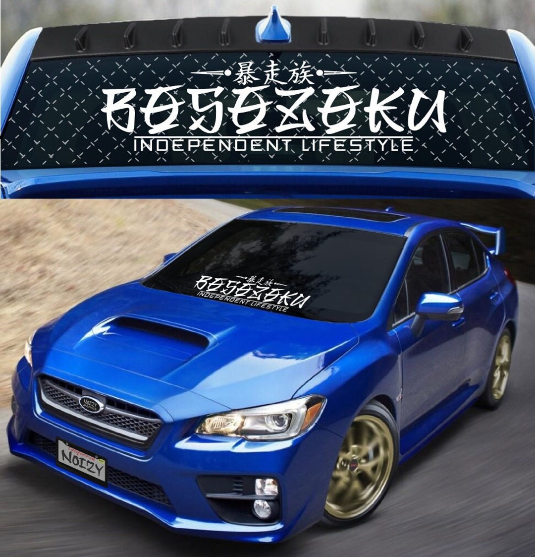 RW-82 JDM Rear Window Car Decal Windshield Sticker Banner Rocker Side ...