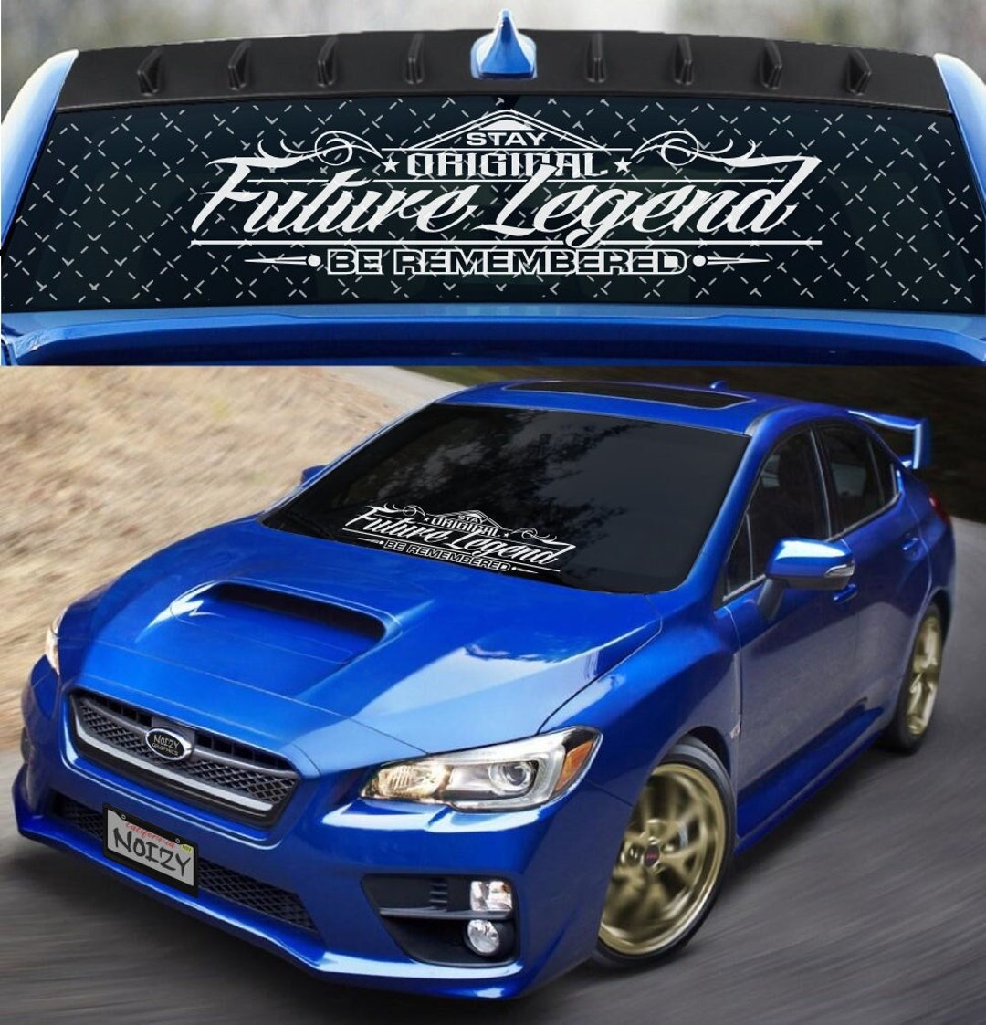 RW-32 JDM Rear Window Car Decal Windshield Sticker Banner Rocker Side ...