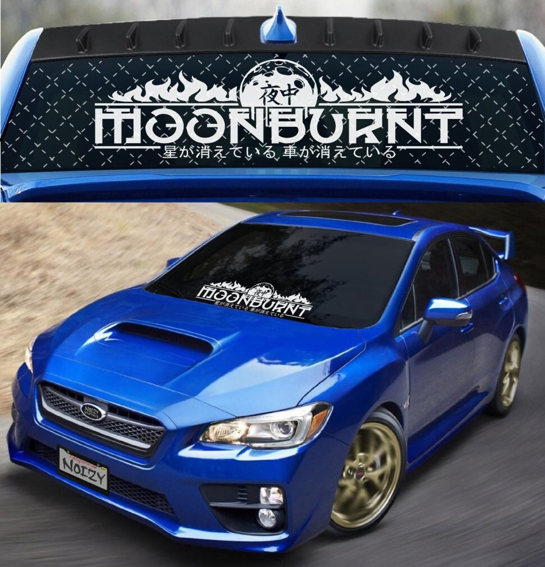 RW-28 JDM Rear Window Car Decal Windshield Sticker Banner Rocker Side ...