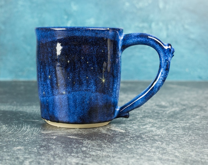 Ceramic Starry Night Galaxy Mug or With Cosmic Blues, Cup for Coffee ...