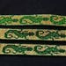 Salamander Bracelet, Gold Beaded Bracelet, Green Geko Bracelet, Loom ...