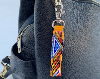 Native Beaded Key Chain - Etsy