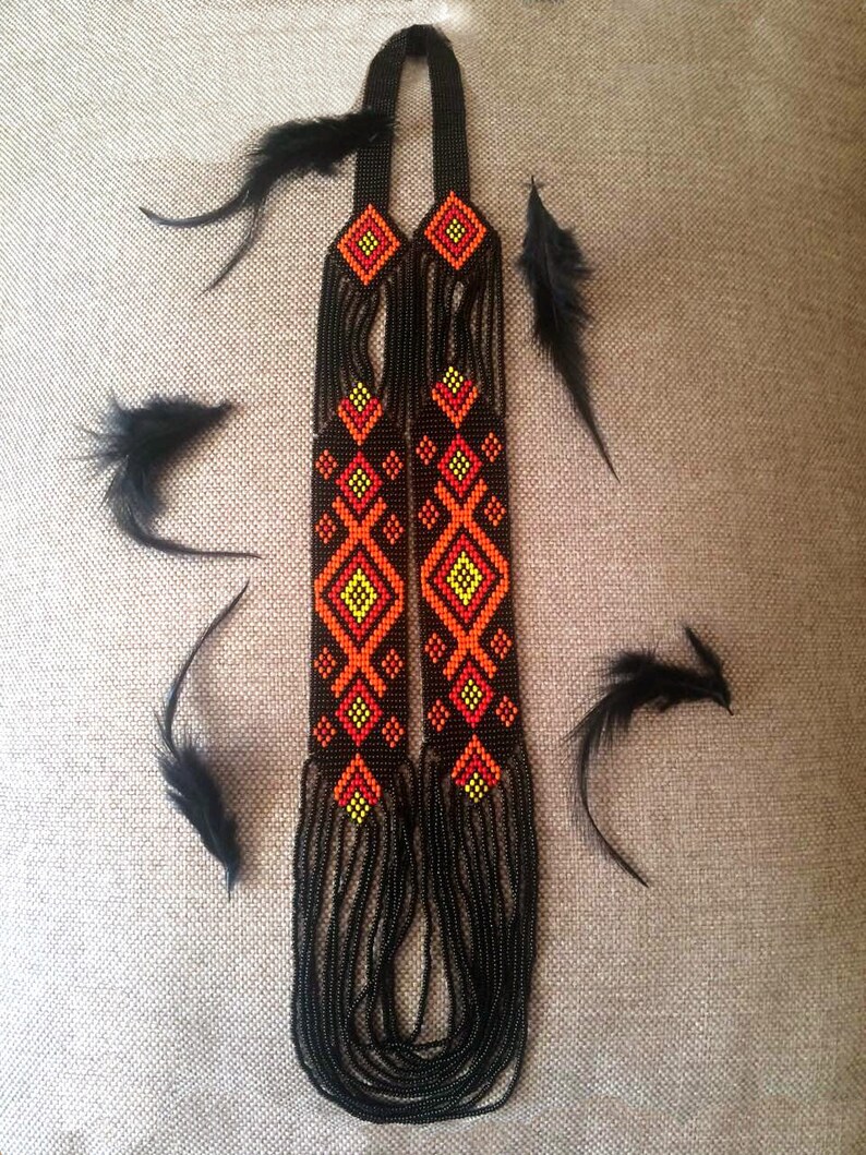 Ukrainian Traditional Beaded Necklace Bead Necklace Bead - Etsy