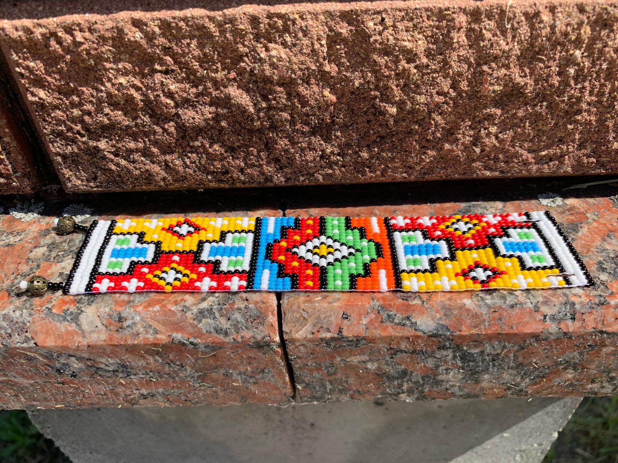 Colorful Mexican Bead Loom Bracelet Loom Bead Bracelet | Etsy